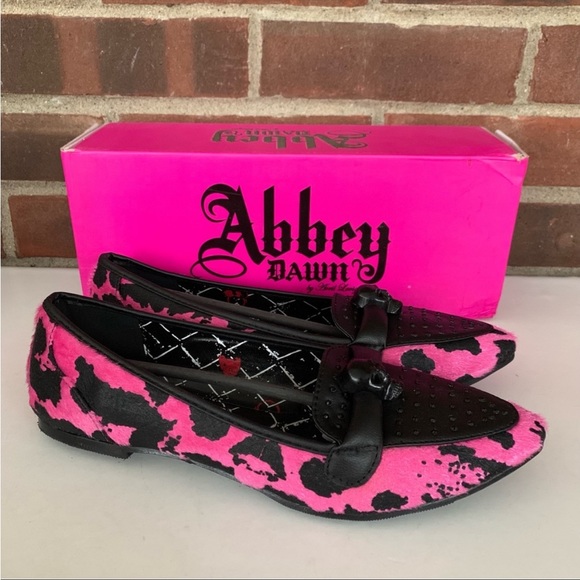 Abby Dawn | Shoes | Nwt Abby Dawn Rebel Yell Hot Pink Punk Flattie ...
